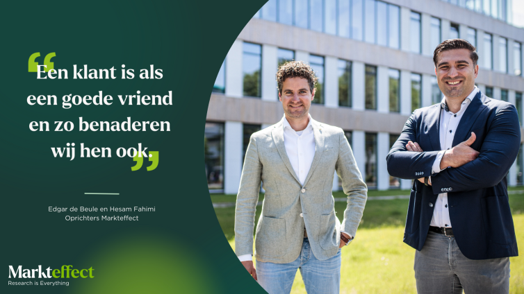 Markteffect-oprichters Edgar de Beule en Hesam Fahimi over vijftien jaar ondernemen en 25 jaar ...